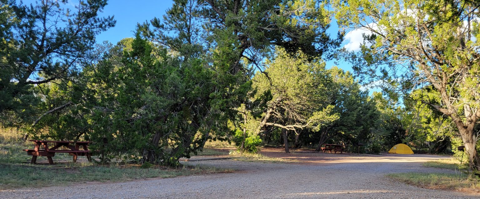 Turquoise Trail Campground – 7,000' Above Stress Level